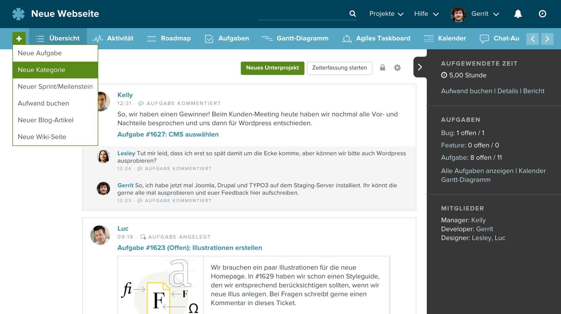 Online Projektmanagement und Redmine-Hosting | Planio