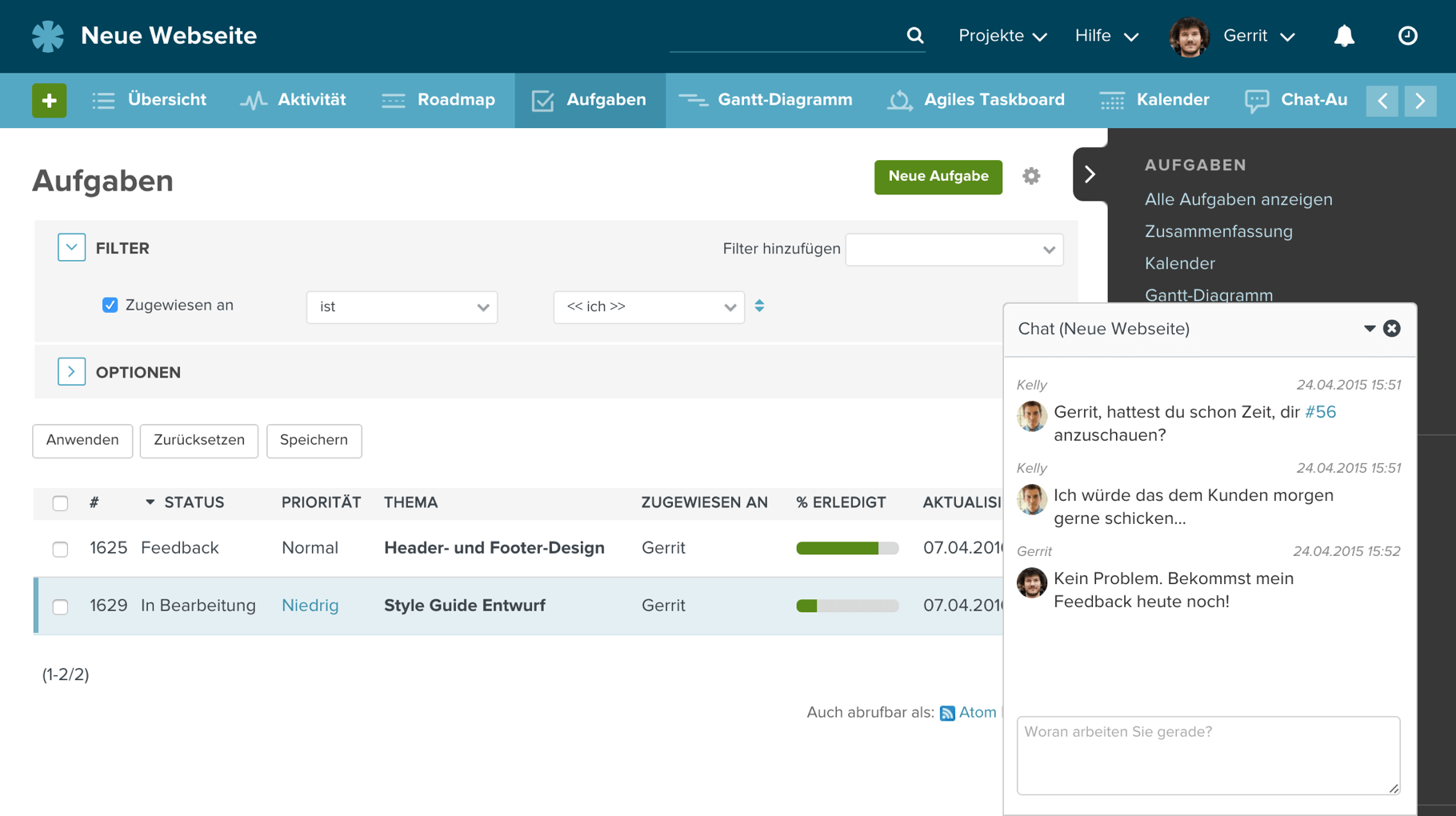 Online Projektmanagement und Redmine-Hosting | Planio
